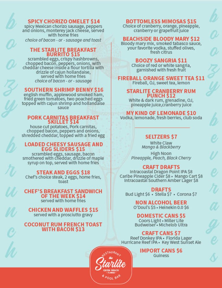 The Starlite Restaurant & Bar in Cocoa Beach | Hilton Garden Inn